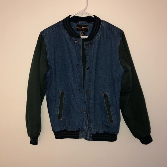 Jackets & Coats | Vintage Quilted Colorblock Jean Jacket | Poshmark